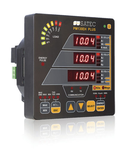 Energy meter power meter - PM130EH PLUS - SATEC - frequency meter ...