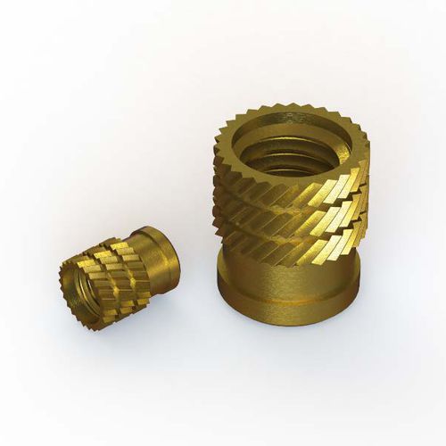 Threaded insert - 850 - Specialinsert s.r.l. - press-in / brass / round