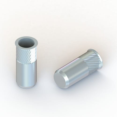 Deformation insert - 9206 Z - Specialinsert s.r.l. - threaded / knurled / stainless steel