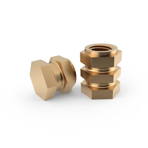 Hexagonal insert - ES CH series - Specialinsert s.r.l. - threaded ...