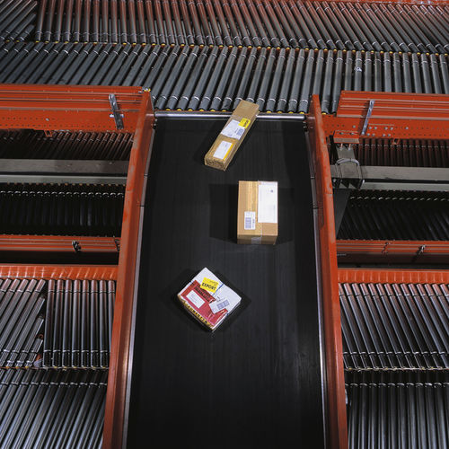 Flexible conveyor belt - A120FBS/BR-B - Habasit - polyester / PVC / fabric