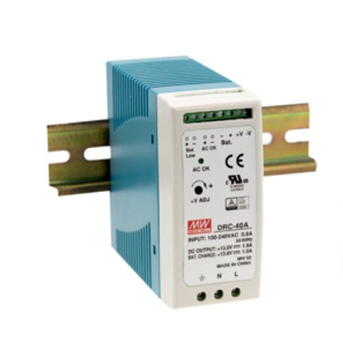 DIN rail power supply - DRC-40A - Sunpower UK - AC/DC / with short ...