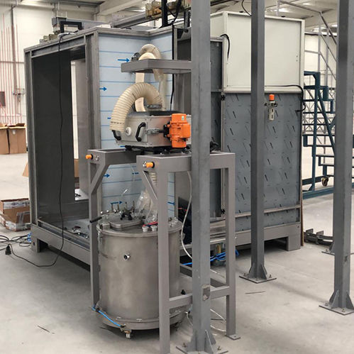 Enamelling screening unit - STR TEKNIK MAKINA - vibrating / for powders