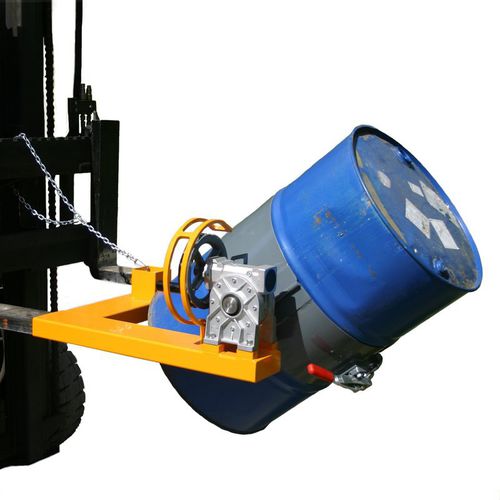 Manual tipping station - BSE89 DF - VEAB - drum / for forklift trucks ...