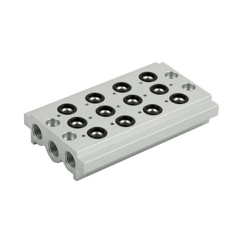 Pneumatic valve - Basic - METAL WORK - modular / aluminium / plastic