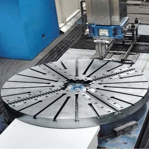 Motor-driven turntable - TFD - ROTOMORS - horizontal / for milling ...