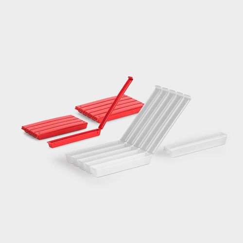 Plastic packaging - FivePack - rose plastic - cutting tool / flexible