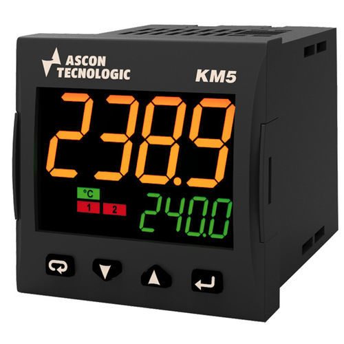 Programmable temperature regulator - KM5 - ASCON TECNOLOGIC - double ...