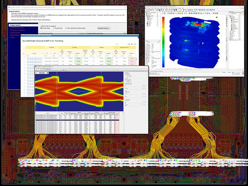 Analysis software - HyperLynx® Signal Integrity - SIEMENS EDA - interface / simulation / engineering