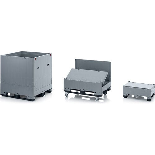 Plastic pallet box - GLT series - AUER Packaging GmbH - storage / transport / foodstuff