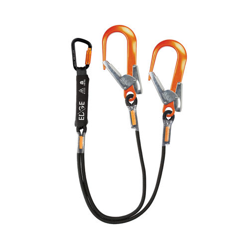 Rope fall arrest lanyard - ABS'O® EDGE Y - NEOFEU - double / shock ...
