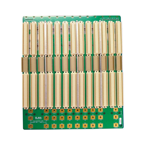 VME64x backplane - 101V64XM04-0620R - Elma Electronic AG - 1-5 slots ...