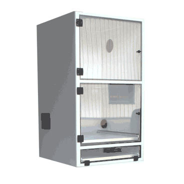 Protective cabinet - CPA 3 - LM REALISATIONS - with legs / shelf ...