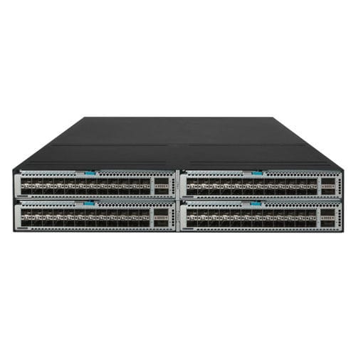 Smart network switch - HPE 5945 - Hewlett-Packard - 8 ports / 4 ports ...