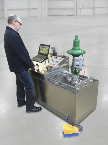 Pressure test bench - HC5 - Ventil Test Equipment BV - shut-off valve ...