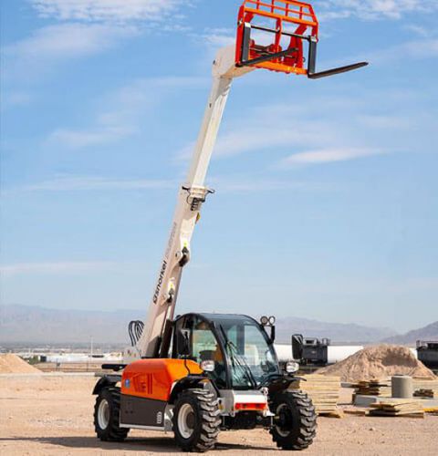 Compact telehandler - SR5719E - Snorkel - rough terrain