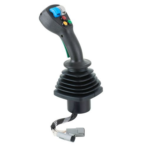 Hall effect joystick - JEP2 - FLUIDEA - 2-axis / compact / with buttons