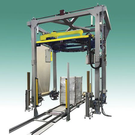 Rotary ring stretch wrapping machine - Uniwrap 900 AE - Webster Griffin Ltd - automatic / pallet ...