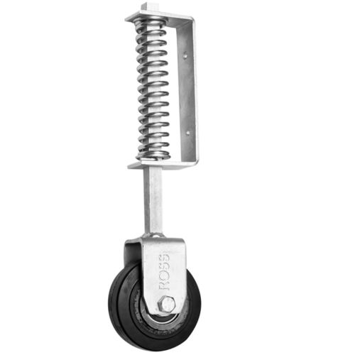 Fixed caster - ROSS HANDLING LTD - rod / spring-loaded / for doors