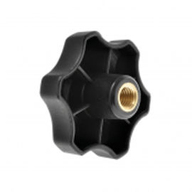 Threaded knob - ROSS HANDLING LTD - star / plastic / ergonomic