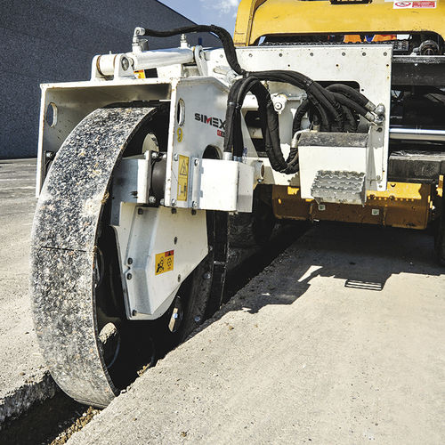 Trench compactor wheel compactor - CT 2.8 Base - Simex S.r.l - vibrating