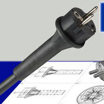 IP44 electrical plug - K1A-4 - Müller Plastik GmbH - splash-resistant ...