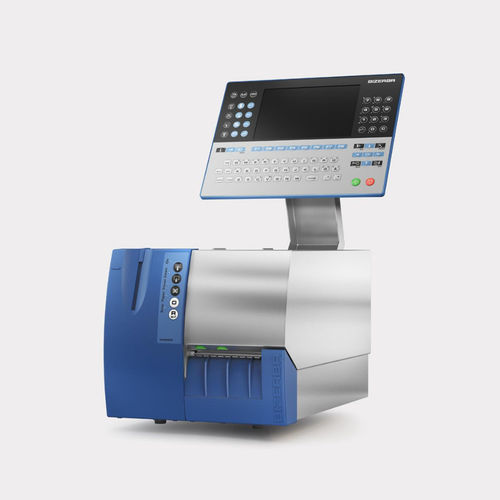 Automatic label printer-applicator - GLPmaxx 80 - BIZERBA - industrial