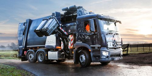 Side-loader waste collection vehicle - SIDEPRESS - FAUN Umwelttechnik ...