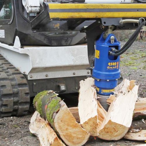 Vertical log splitter - Auger Torque Europe Ltd.