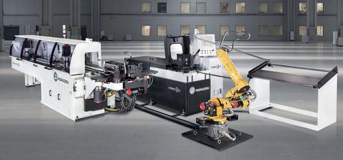 Robotic unloading cell - ISOLA - PEDRAZZOLI - loading / for bending ...