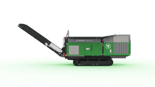 Single shaft shredder - Terminator series - Komptech - for wood / for ...