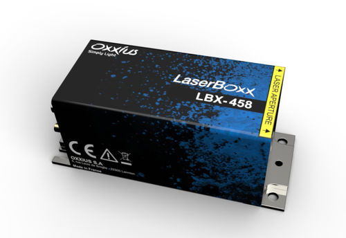 Continuous laser diode - LBX-458 - Oxxius - pulsed / solid-state / visible