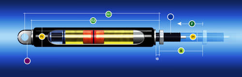 Medical equipment gas spring - BANSBACH easylift - adjustable ...