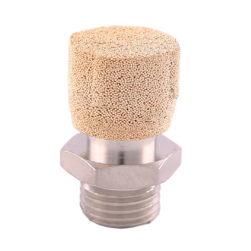 Flow-control silencer - R05 - SAF S.R.L. - exhaust / bronze / sintered ...