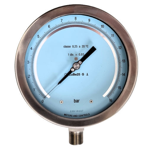 Dial pressure gauge - OM - C - GIUSSANI SRL - threaded / stainless ...