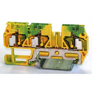 DIN rail-mounted terminal block - 42451 - Morsettitalia - screwless ...