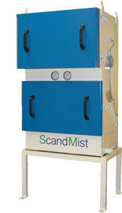 Oil mist collector - ScandMist MA - MANN+HUMMEL Air Filtration - smoke