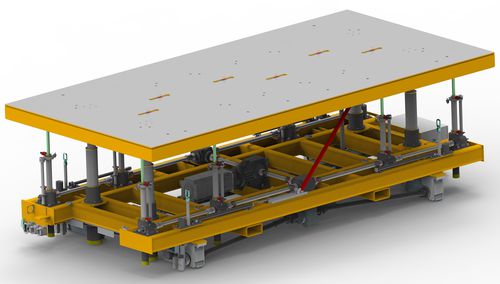 Column type lifting table - Enzfelder GmbH