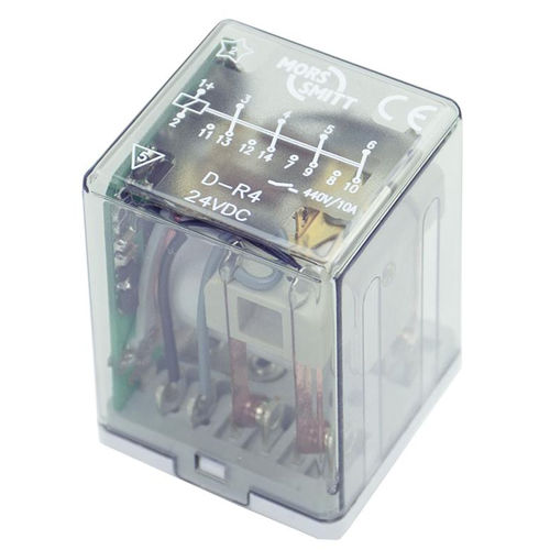 DC electromechanical relay - D-R4 series - Mors Smitt BV - power / plug-in