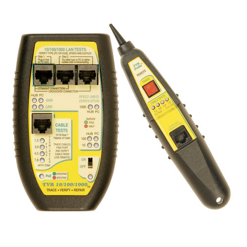 Network tester - TVR10/100/1000™ - Triplett - LAN network / cabling ...