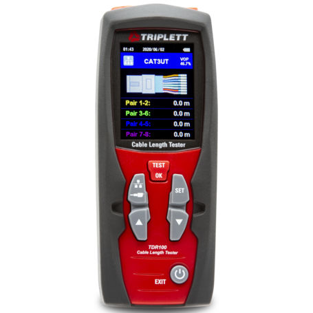 Cable length measuring device - TDR100 - Triplett - digital / portable ...