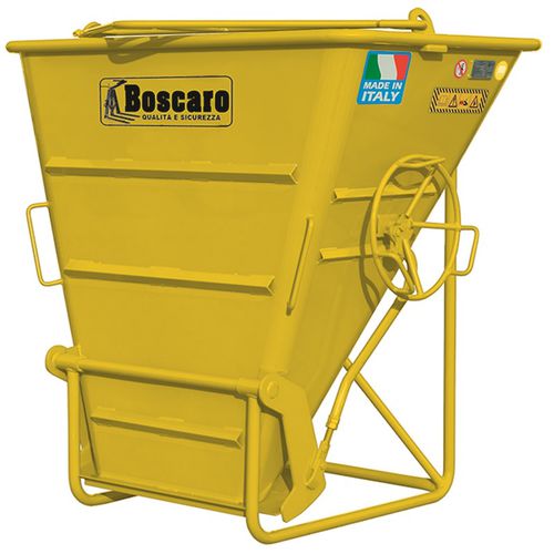 Conical concrete skip - BO-H - Boscaro s.r.l. - bottom-opening