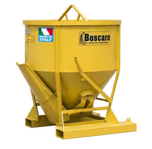 Conical concrete skip - CL-ST - Boscaro s.r.l. - bottom-opening ...