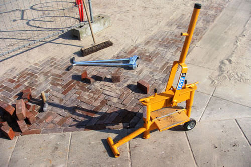 Portable block cutter - AL33D - ALMI Machinefabriek BV - fixed-blade