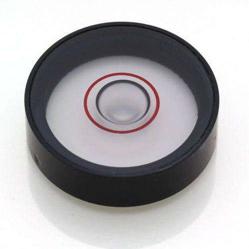 Bullseye level vial - Level Developments Ltd - round / built-in