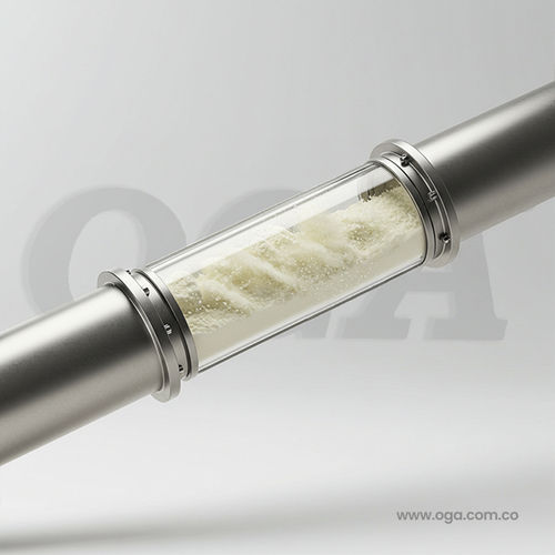 Dense phase pneumatic conveying system - OGA SISTEMVAC - transport ...