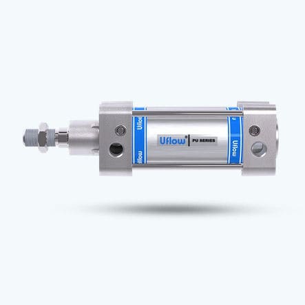 Pneumatic cylinder - PN4 - UFLOW AUTOMATION - piston / tie-rod / steel