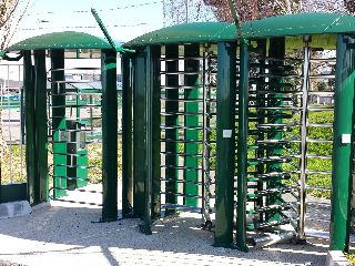 Revolving gate - TS 180 PMR - TGO - motorized / vertical / for disabled ...