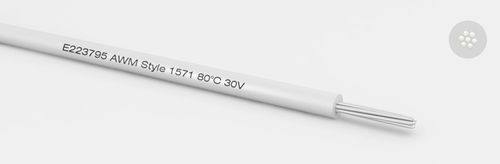 Insulated hook-up wire - Style 1571 - MediKabel GmbH - copper / PVC / single-conductor