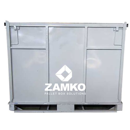Steel pallet box - SIN.e75 - ZAMKO - reusable